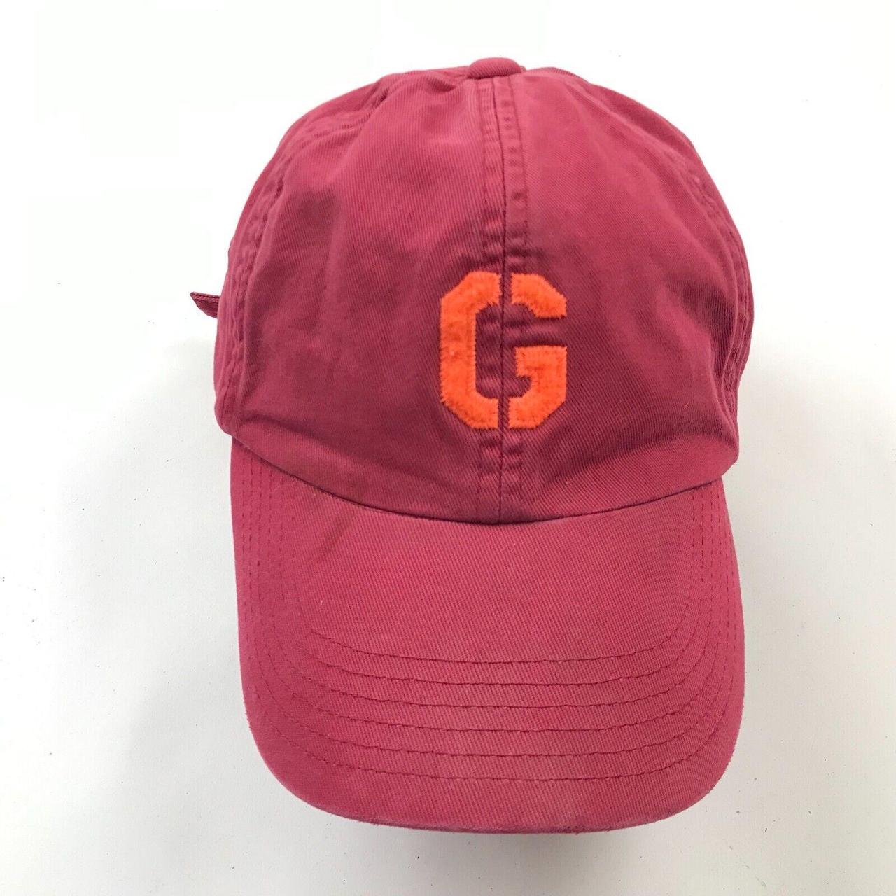 Gap Hat Cap Strapback Red Orange Adjustable Sun... - Depop