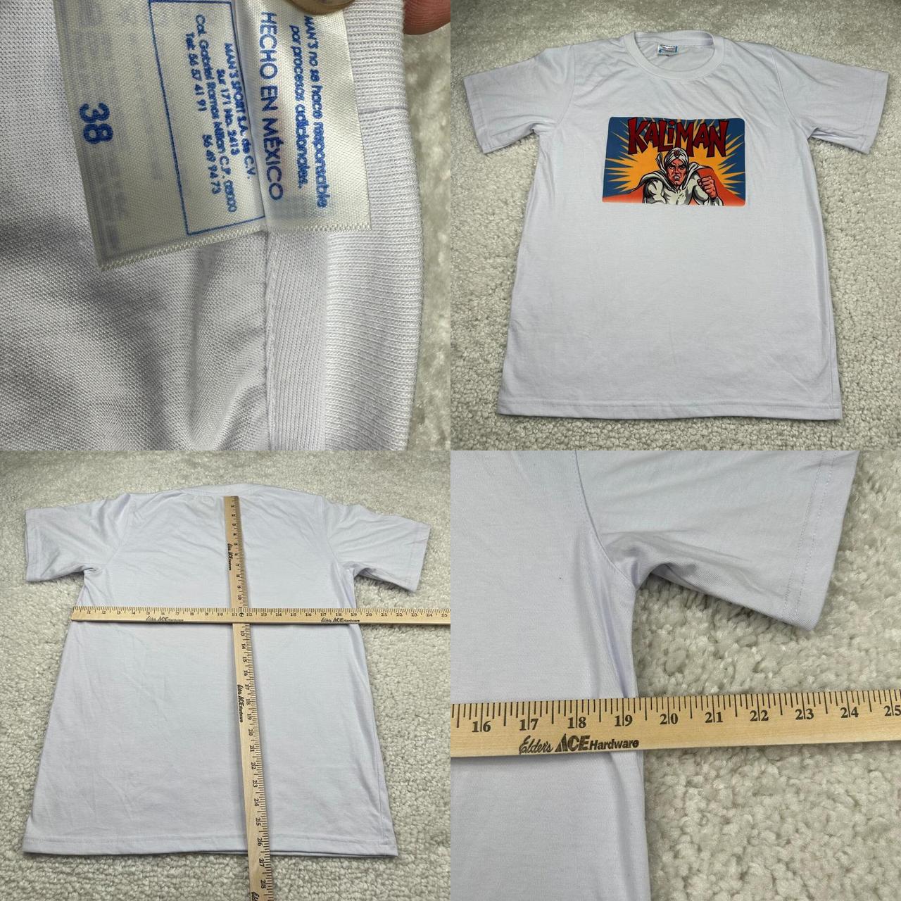 Kaliman T Shirt Adult Medium 38 White Vintage Tee... - Depop