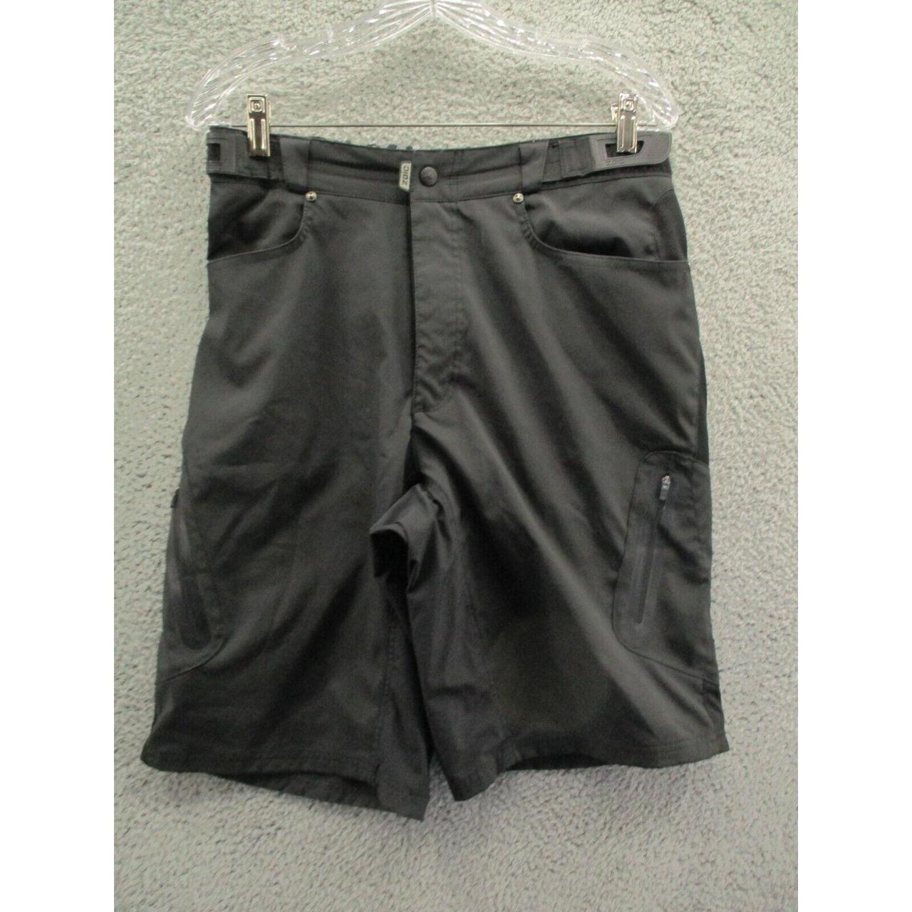 Zoic Bike Bycicle Cargo Shorts Black Polyester Men's... - Depop