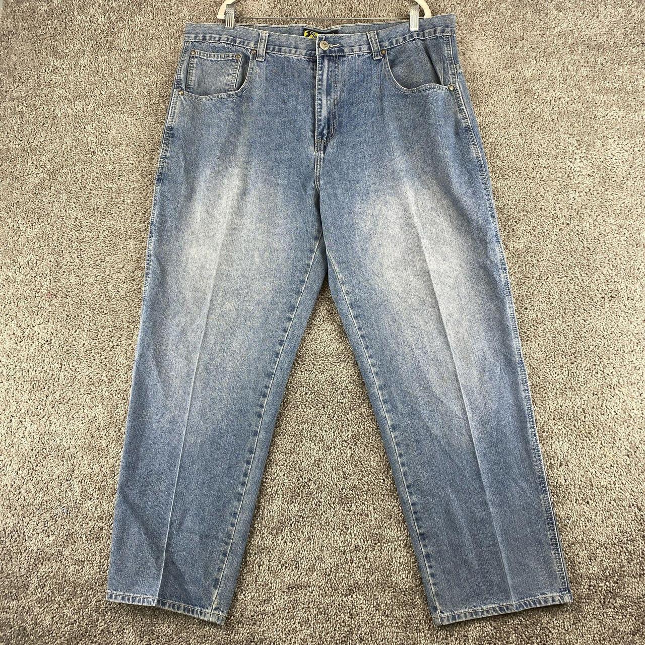 3% Denim Company Relaxed Straight Jeans Men's... - Depop