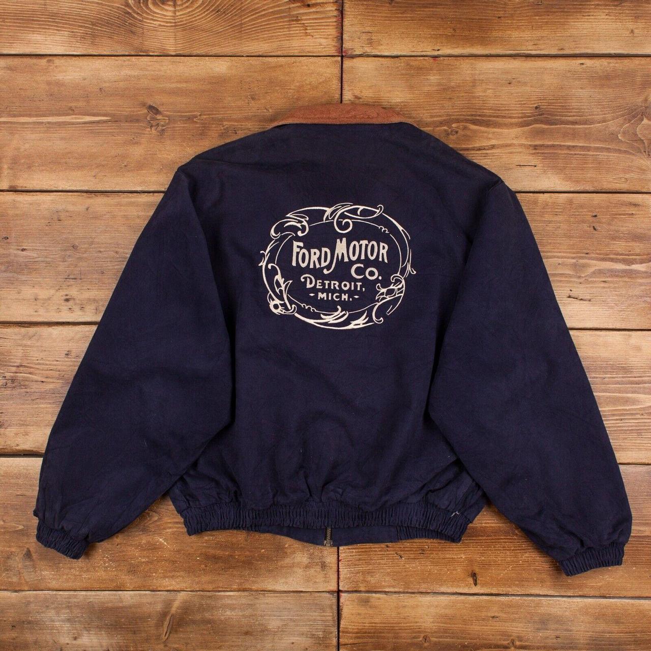 Vintage Ford Motor Bomber Large USA Made 80s Detroit... - Depop