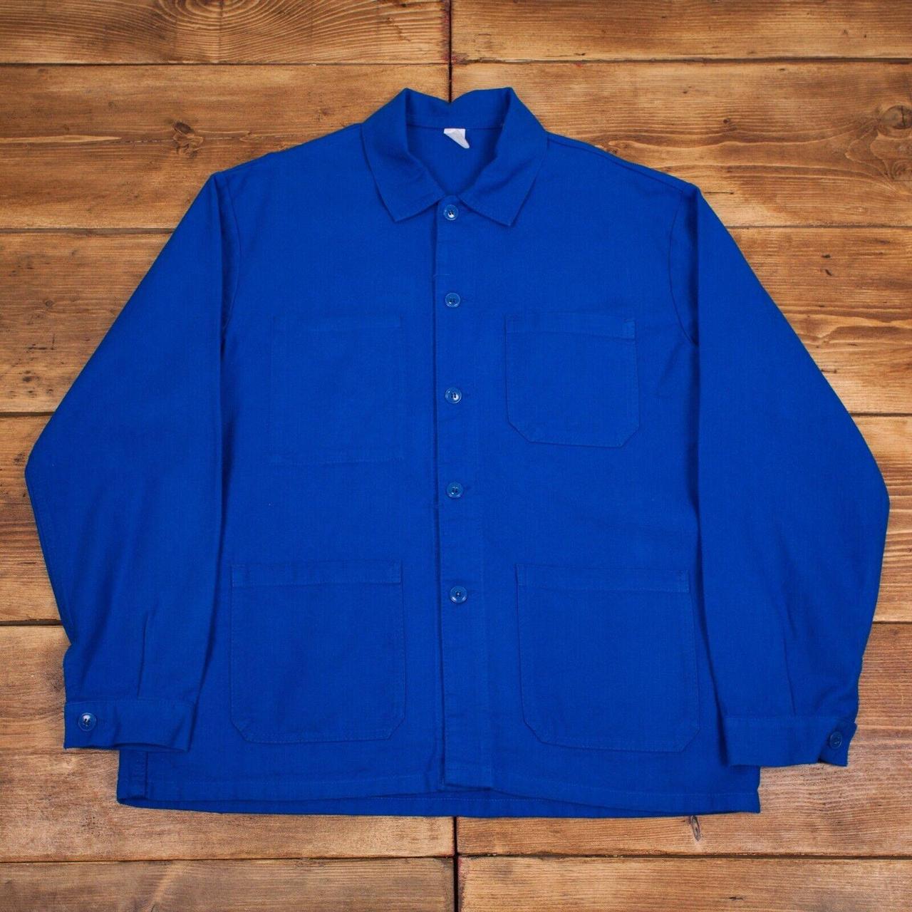 Vintage French Workwear Jacket Large Chore Utility... - Depop
