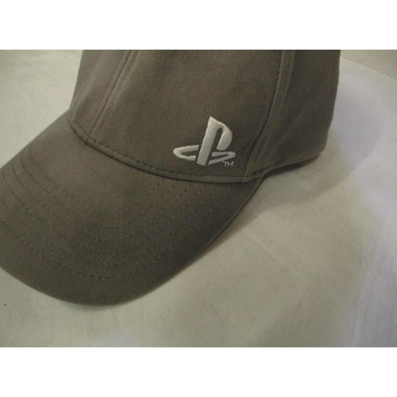 Playstation Hat Cap Curved Bill Logo Sony Gray... - Depop