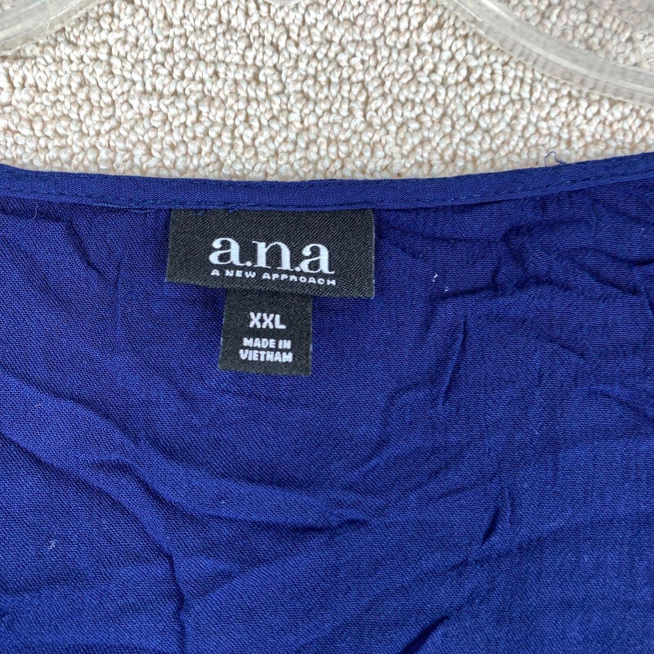 Ana A New Approach Pullover Blouse Women's Size 2XL... - Depop