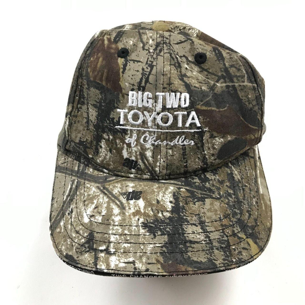 Toyota Hat Cap Strapback Brown Camouflage Adjustable... - Depop