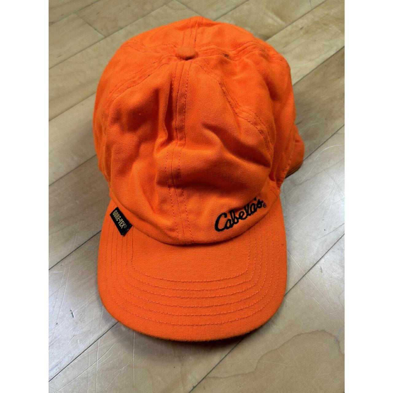 Cabelas Insulated Hat Gore-Tex Blaze Orange... - Depop