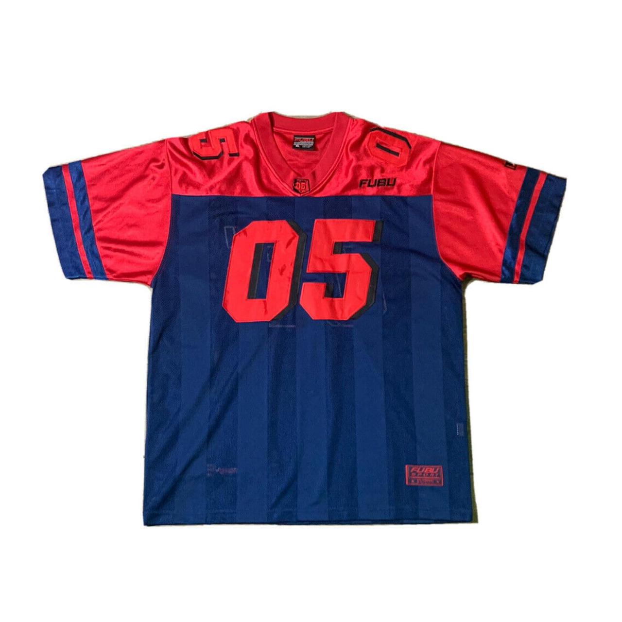 Vintage FUBU Sport Mens Football Hip Hop Jersey 05... - Depop