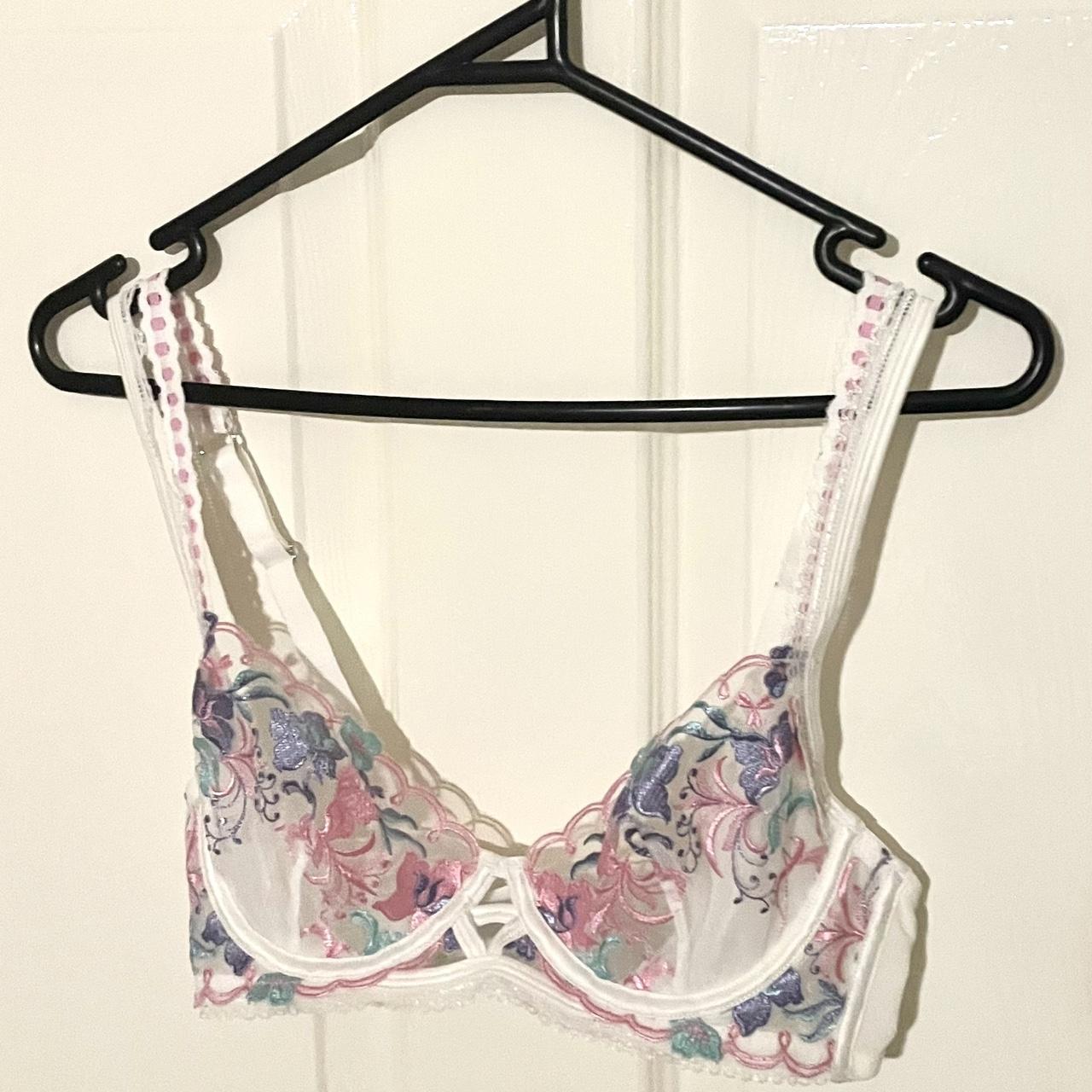 Bras n Things soft cup floral lingerie bra AU size... - Depop