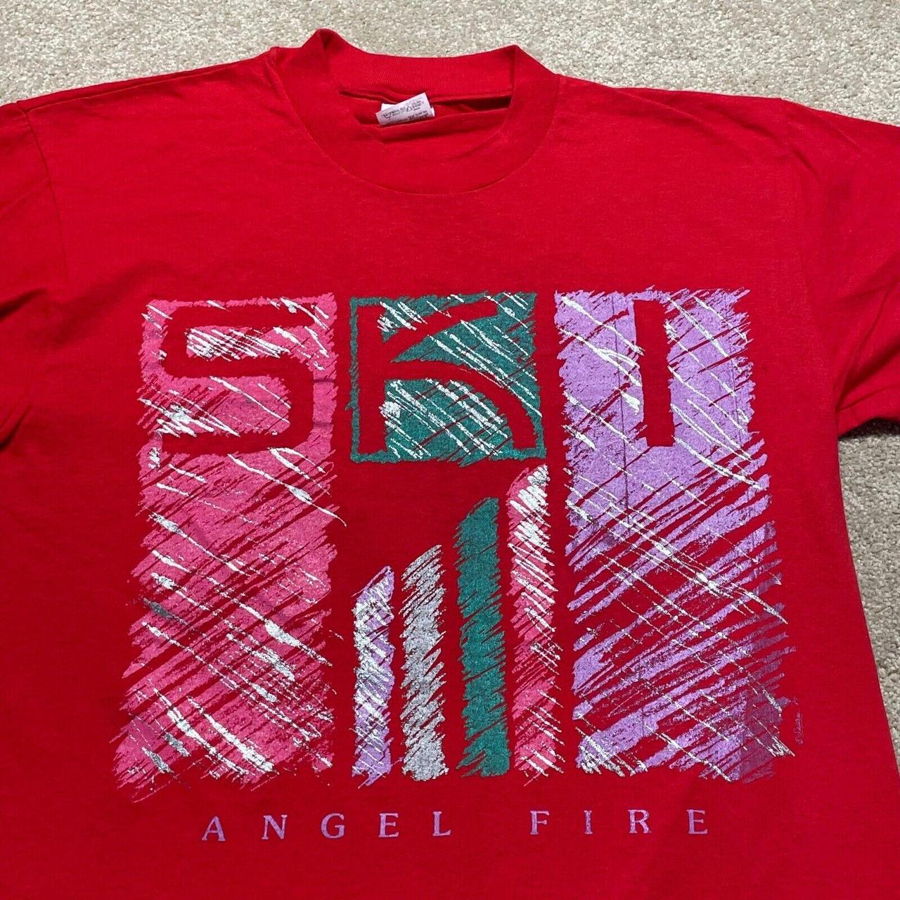 Ski Angel Fire New Mexico T Shirt Men Medium Adult... - Depop