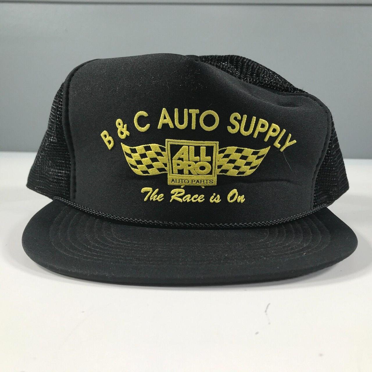 Vintage Auto Supply Trucker Hat Black All Pro Auto... - Depop