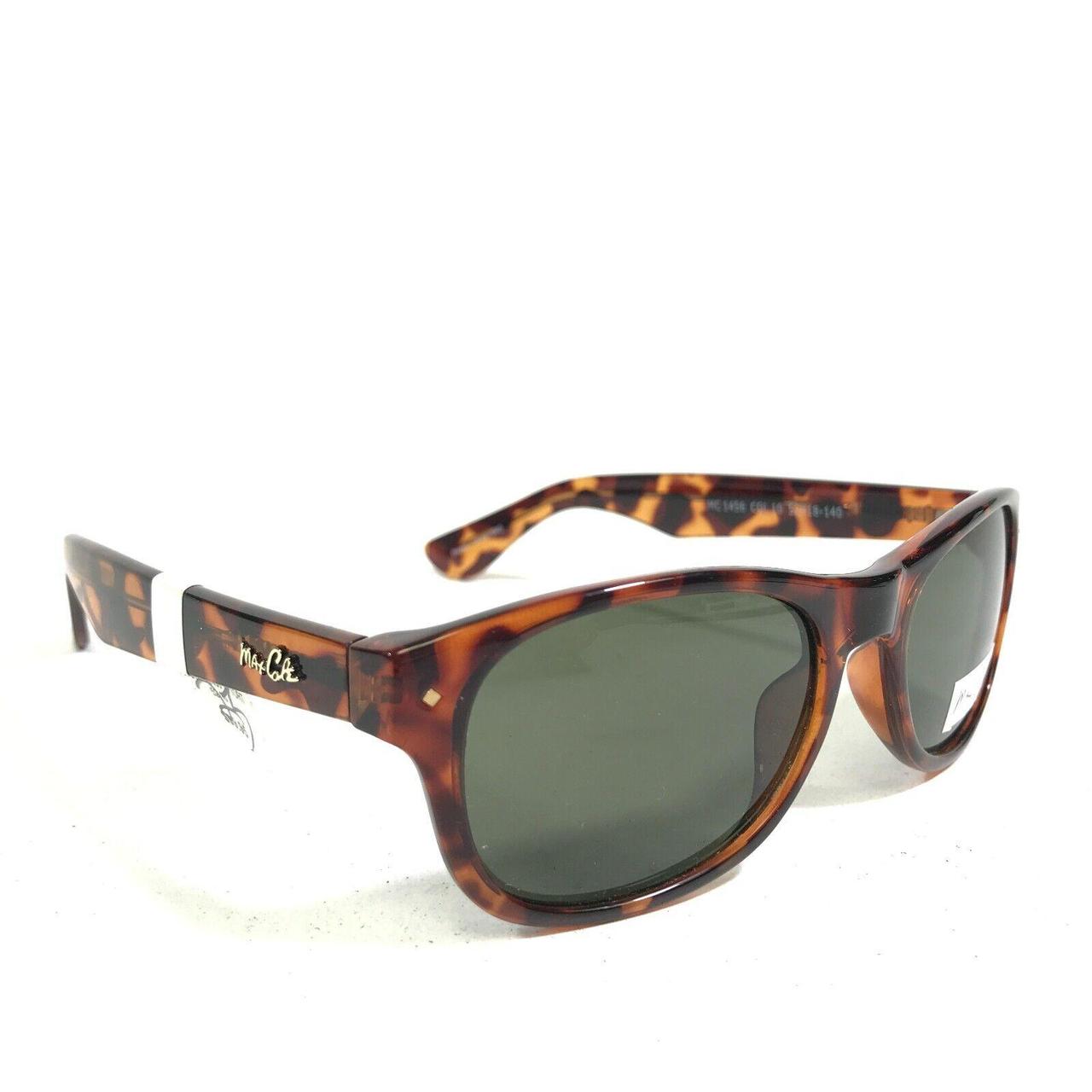 Max Cole Sunglasses MC 1456 COL 10 Tortoise Square... - Depop