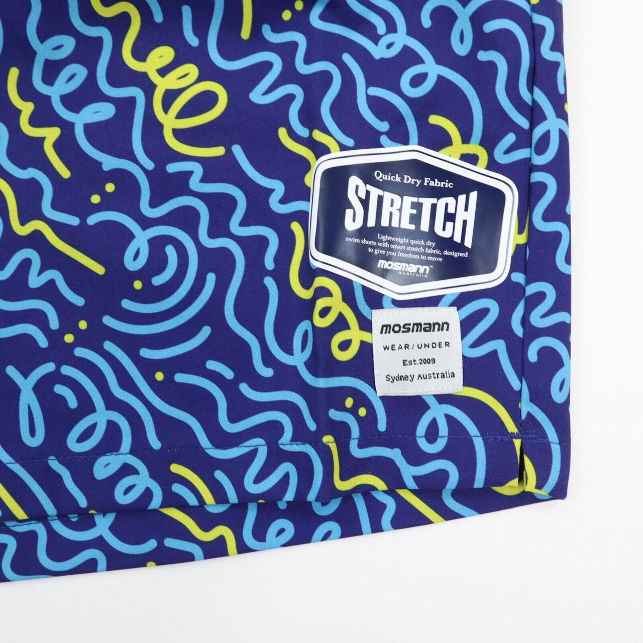 Mosmann Men's 7" Swim Trunk Shorts w/ Stretch Mesh... - Depop