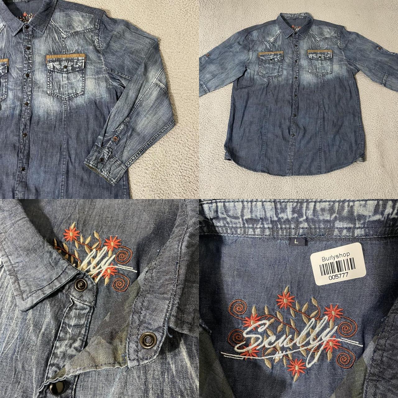 Scully Men's Blue Sweatshirt | Depop