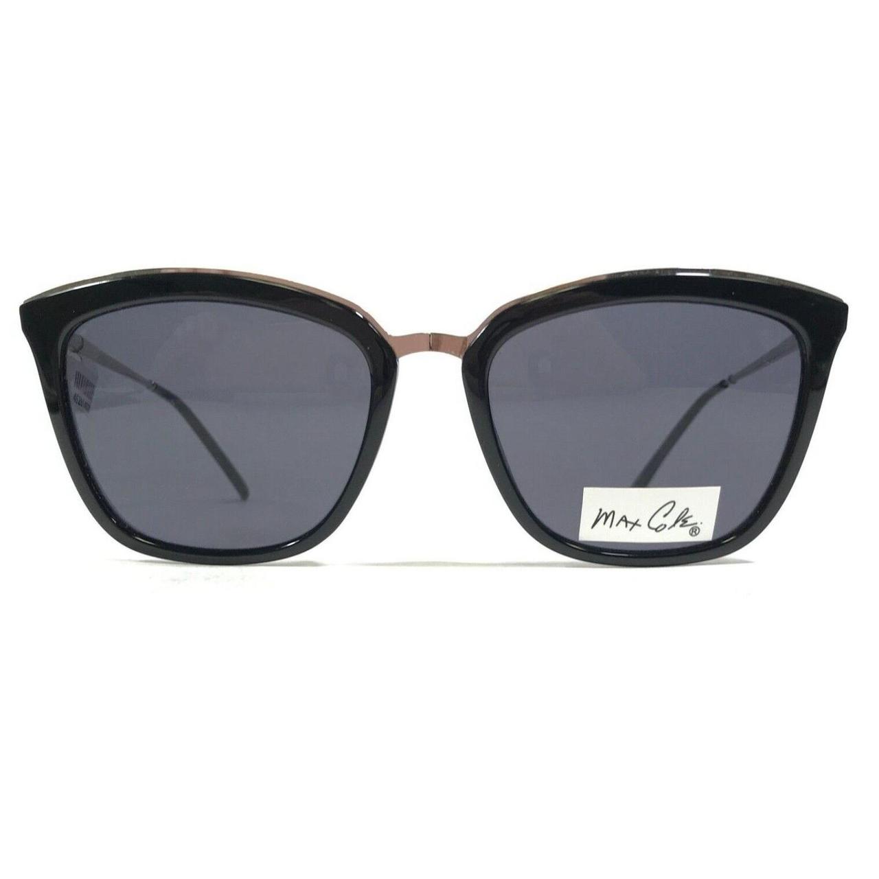 Max Cole MC 1506S COL 90 Sunglasses Black Silver Cat... - Depop