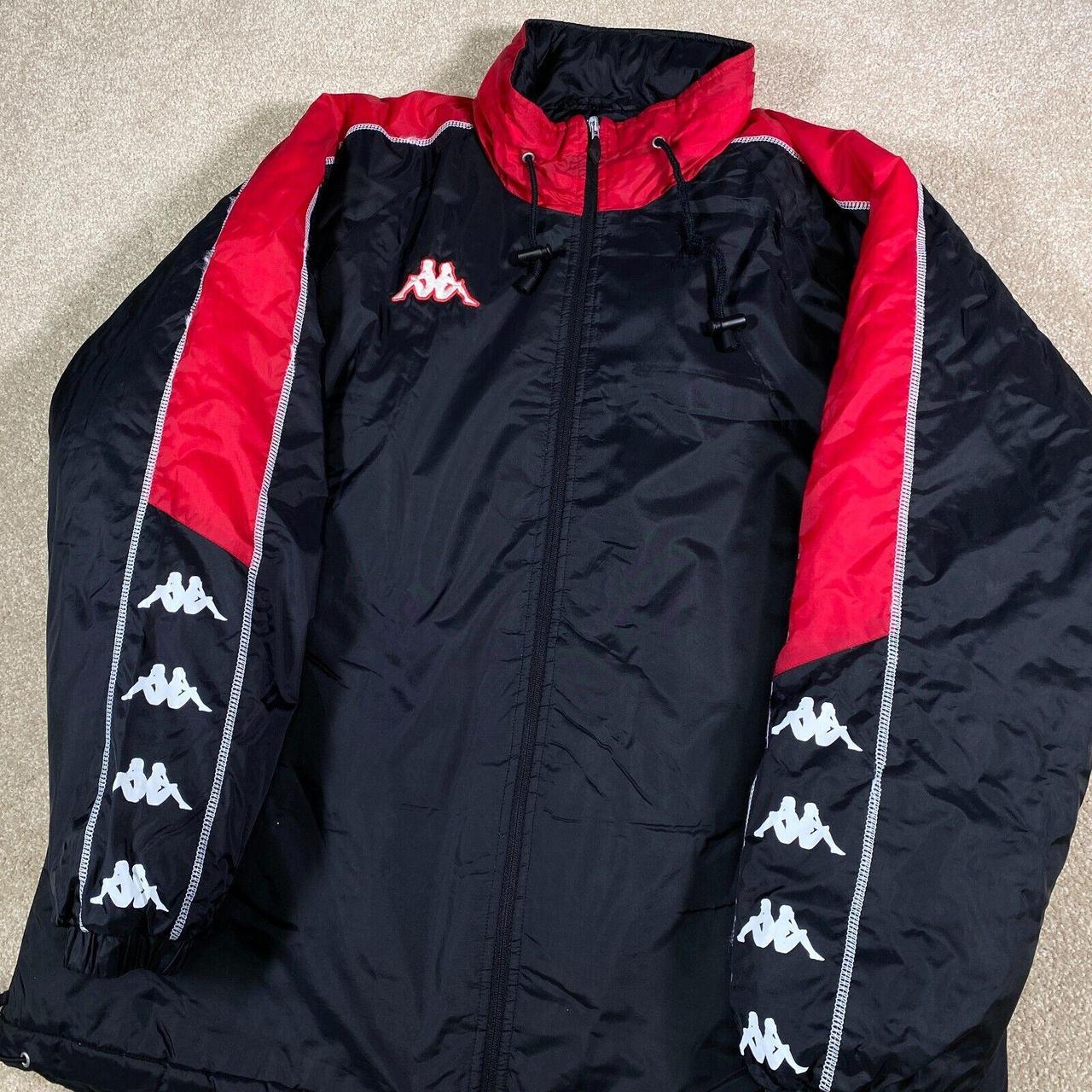 Kappa Jacket Men Large Black Winter Coat Puffer... - Depop