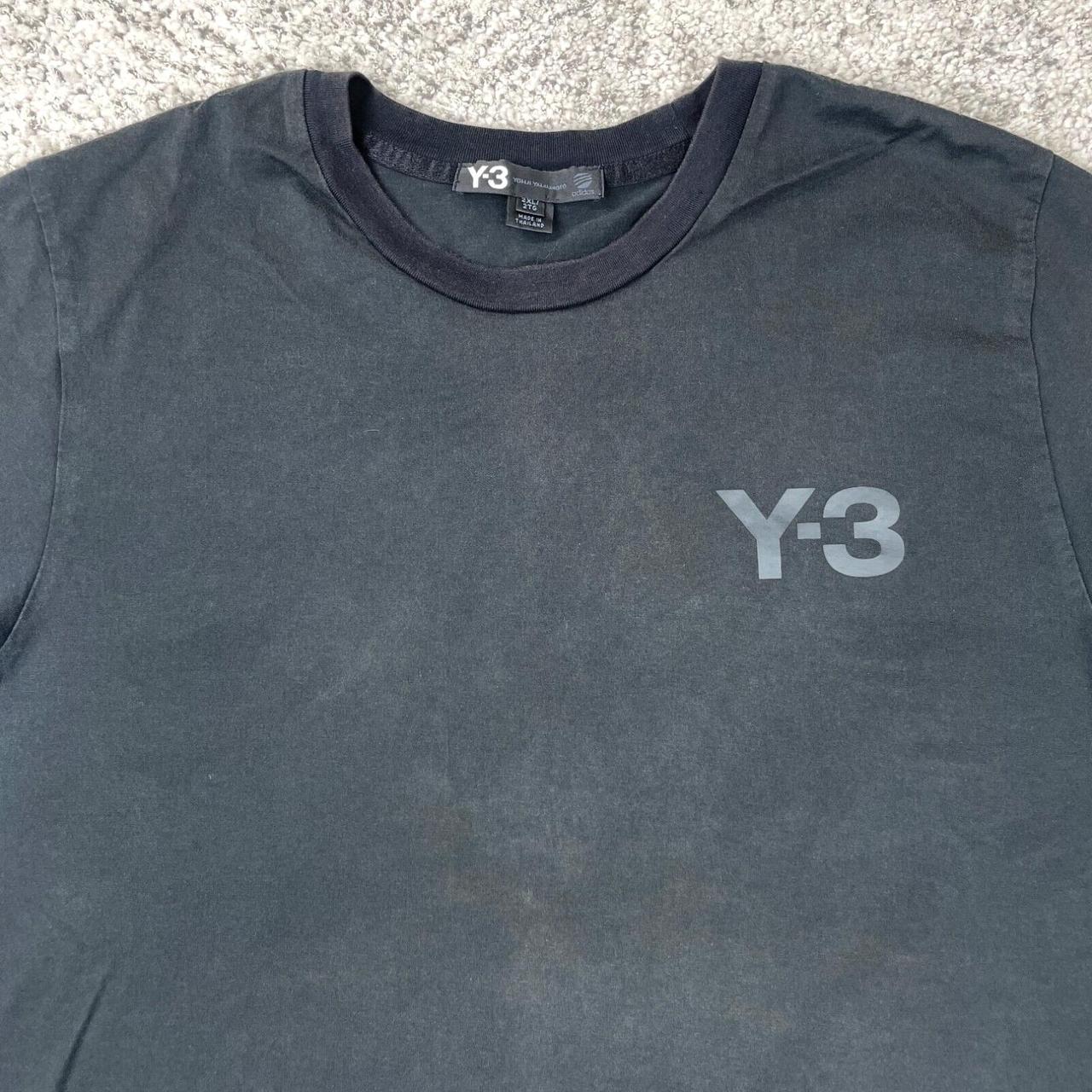 Y-3 Yohji Yamamoto T-Shirt Mens 2XL Crew Neck Y3... - Depop