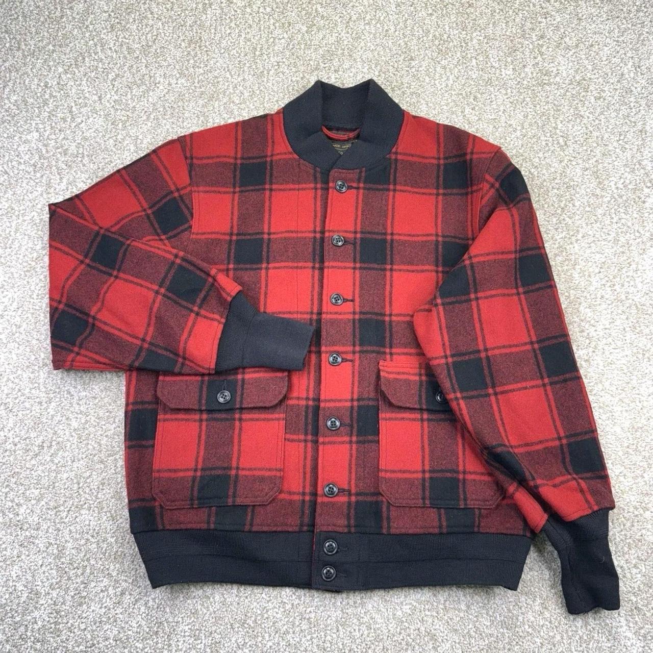 Authentic Filson Classic CCC Wool Rich Bomber Jacket... - Depop