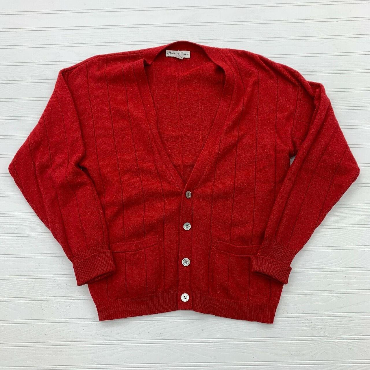 Avenue Women's Red Cardigan | Depop