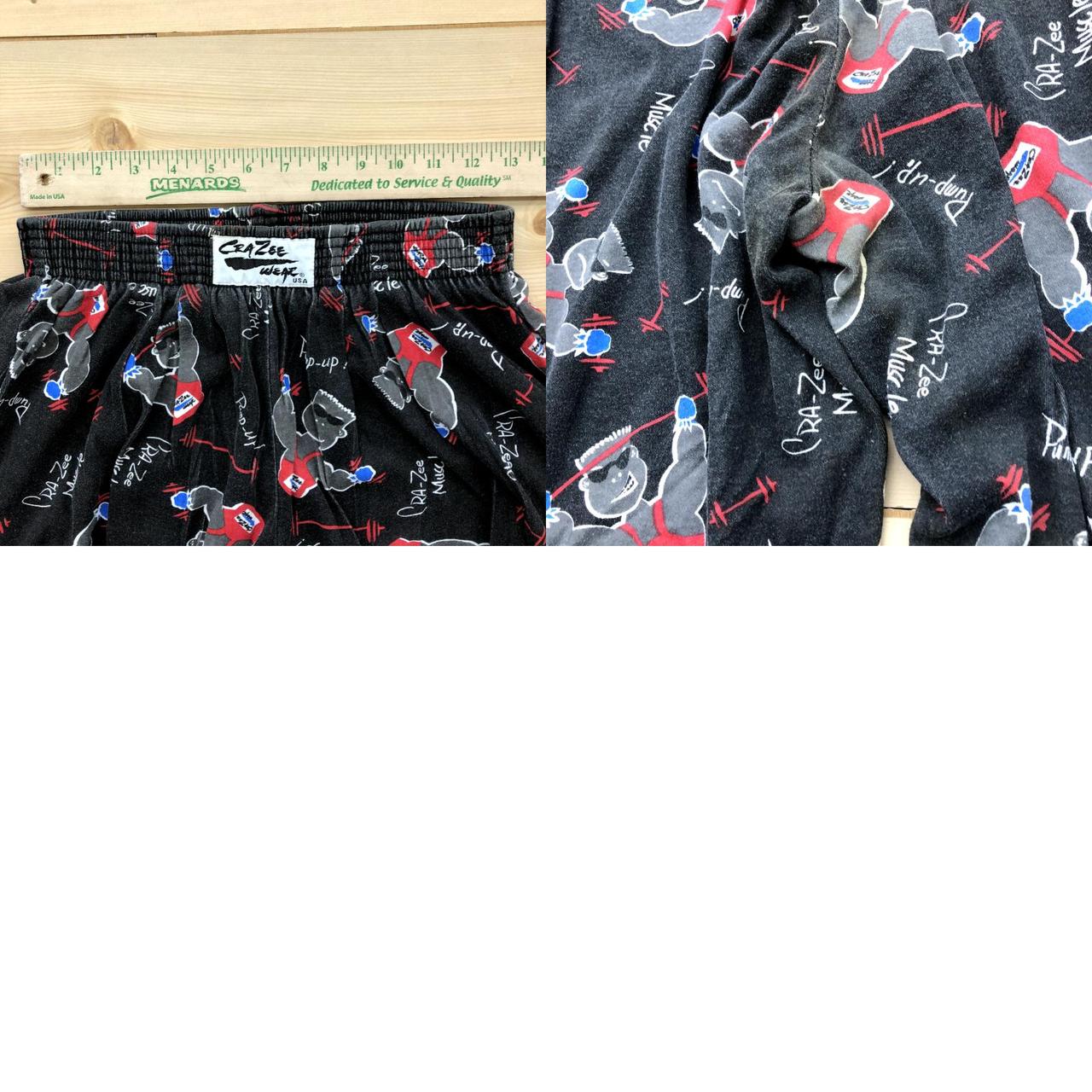 Vintage Crazy Wear USA Black Multicolor Pump Up... - Depop