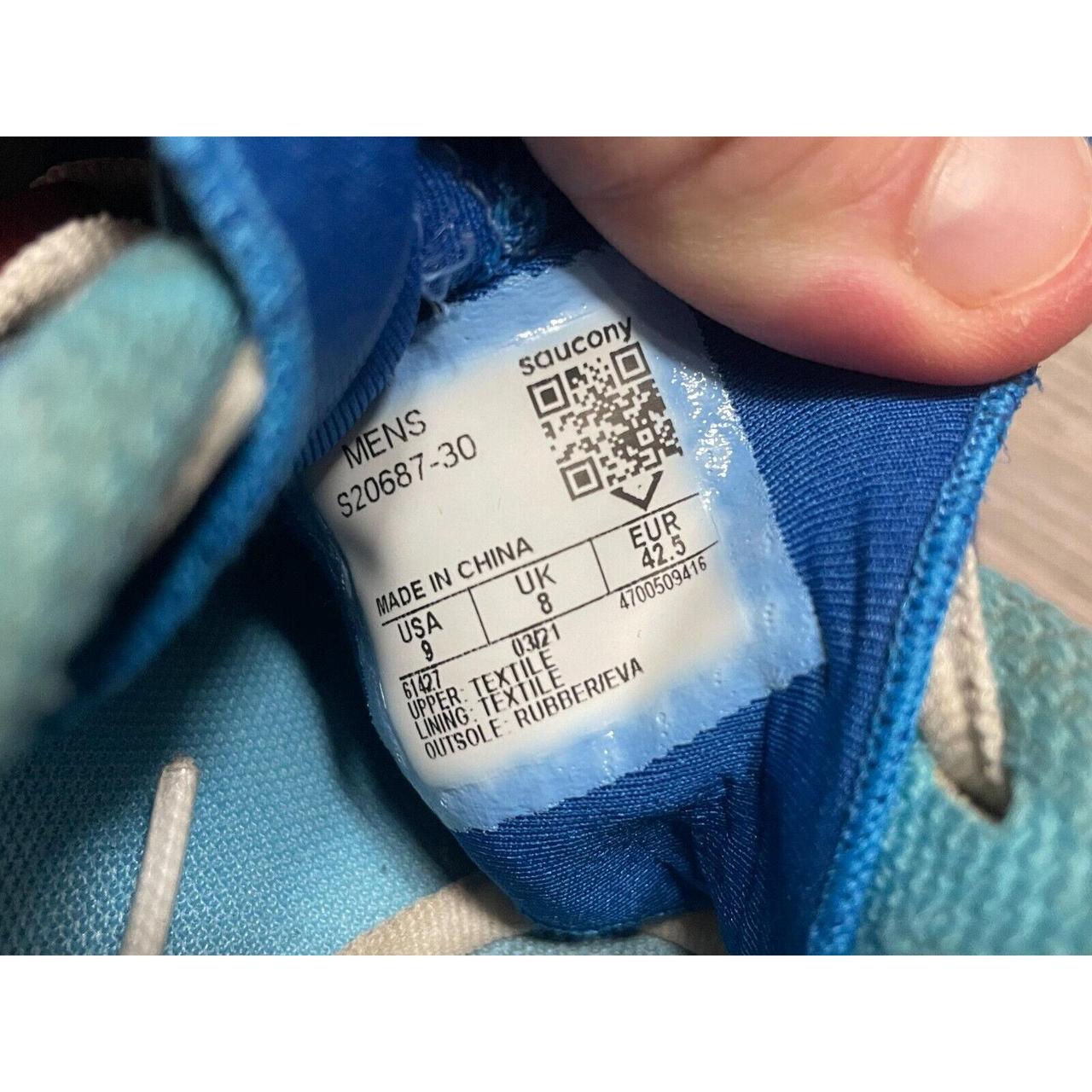 Men's SAUCONY ENDORPHIN PRO 2 Blue White Running... - Depop