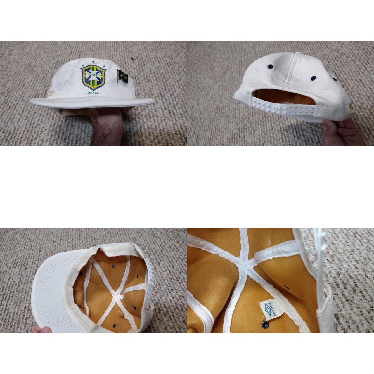 Vintage 90s Umbro Hat Soccer 5 Panel Brasil CBF &... - Depop
