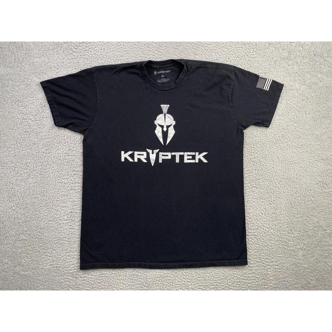Kryptek Shirt Mens XL Black Short Sleeve Tee... - Depop
