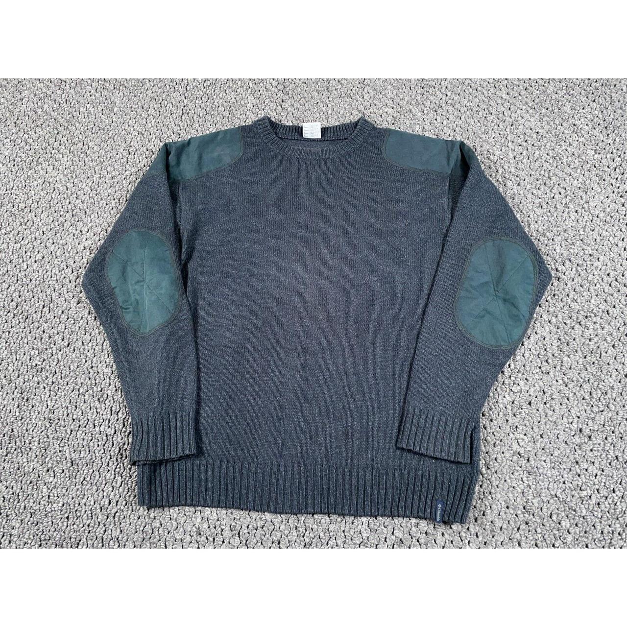 Columbia Military Commando Sweater Adult Large Gray... - Depop