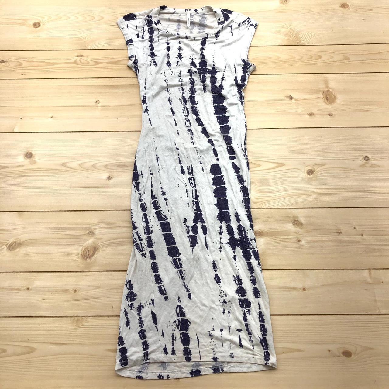 Good Time USA Beige Short Sleeve Stretch Round Neck... - Depop