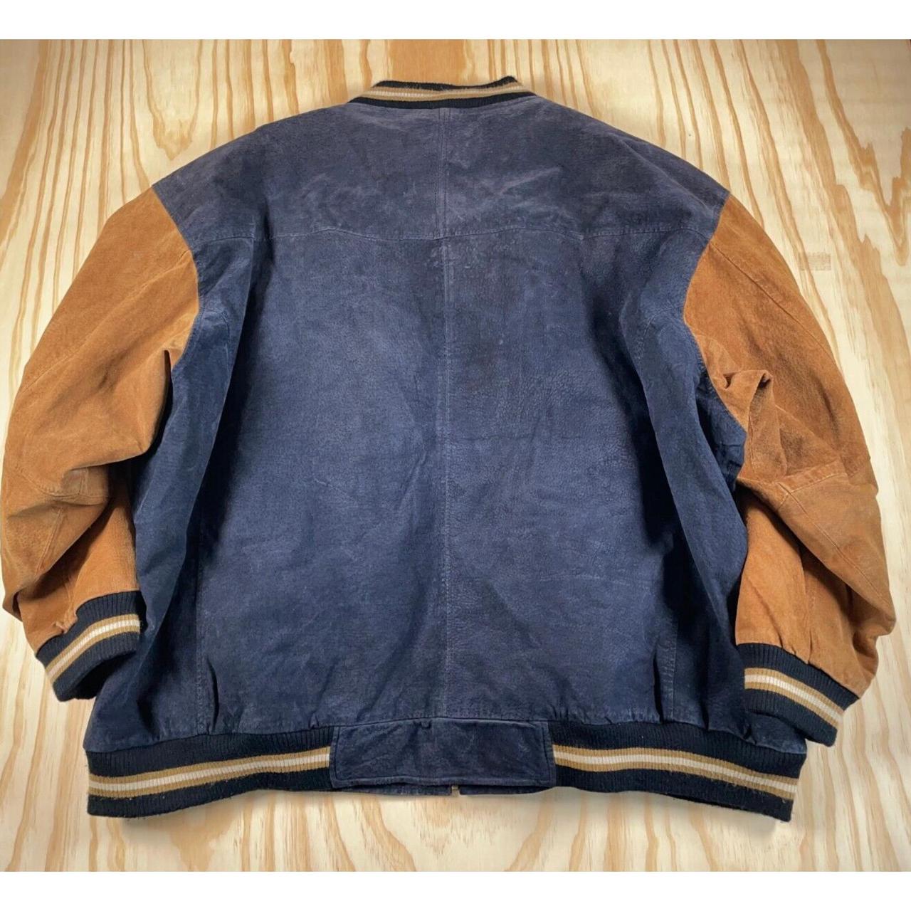 Retro Varsity Letterman Bomber Jacket Adult 4XL 5XL... - Depop