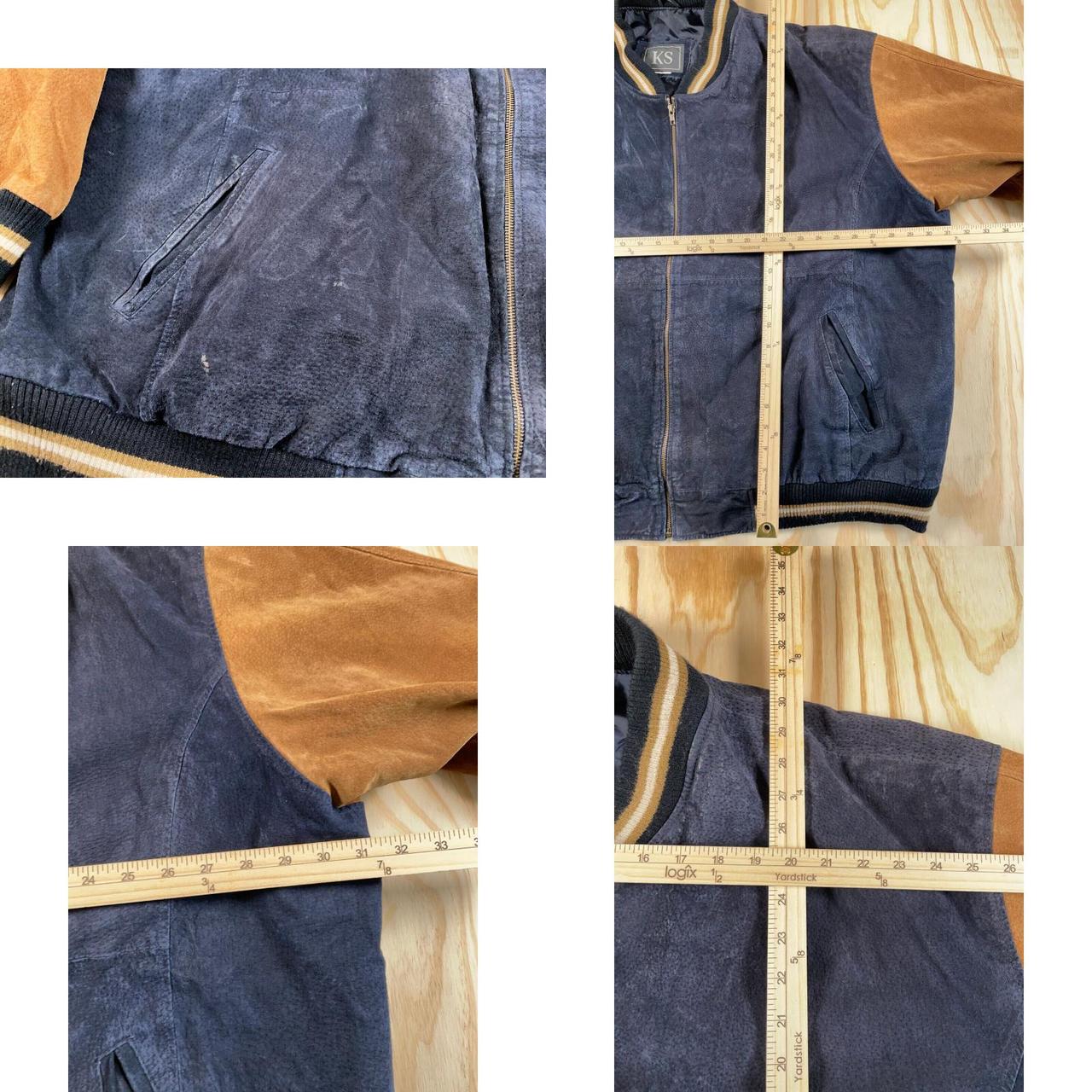 Retro Varsity Letterman Bomber Jacket Adult 4XL 5XL... - Depop