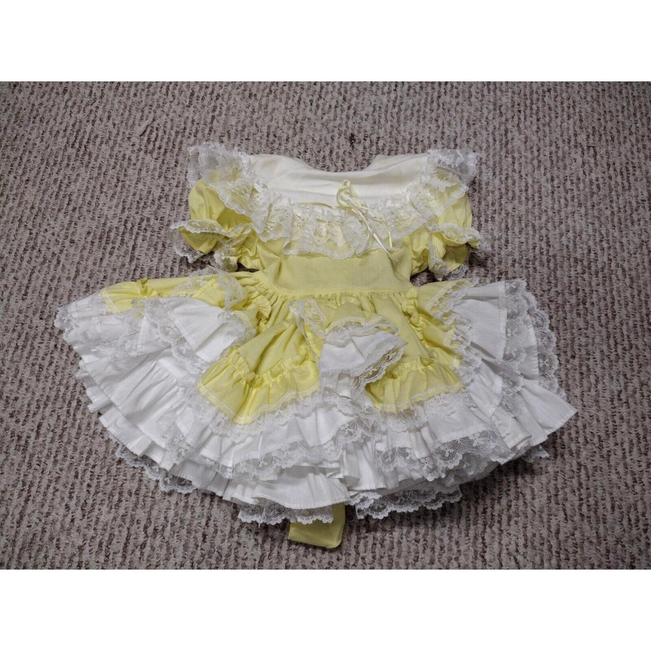 Vintage Lidl Dolly Toddler Size 2t Dress, Ruffles... - Depop