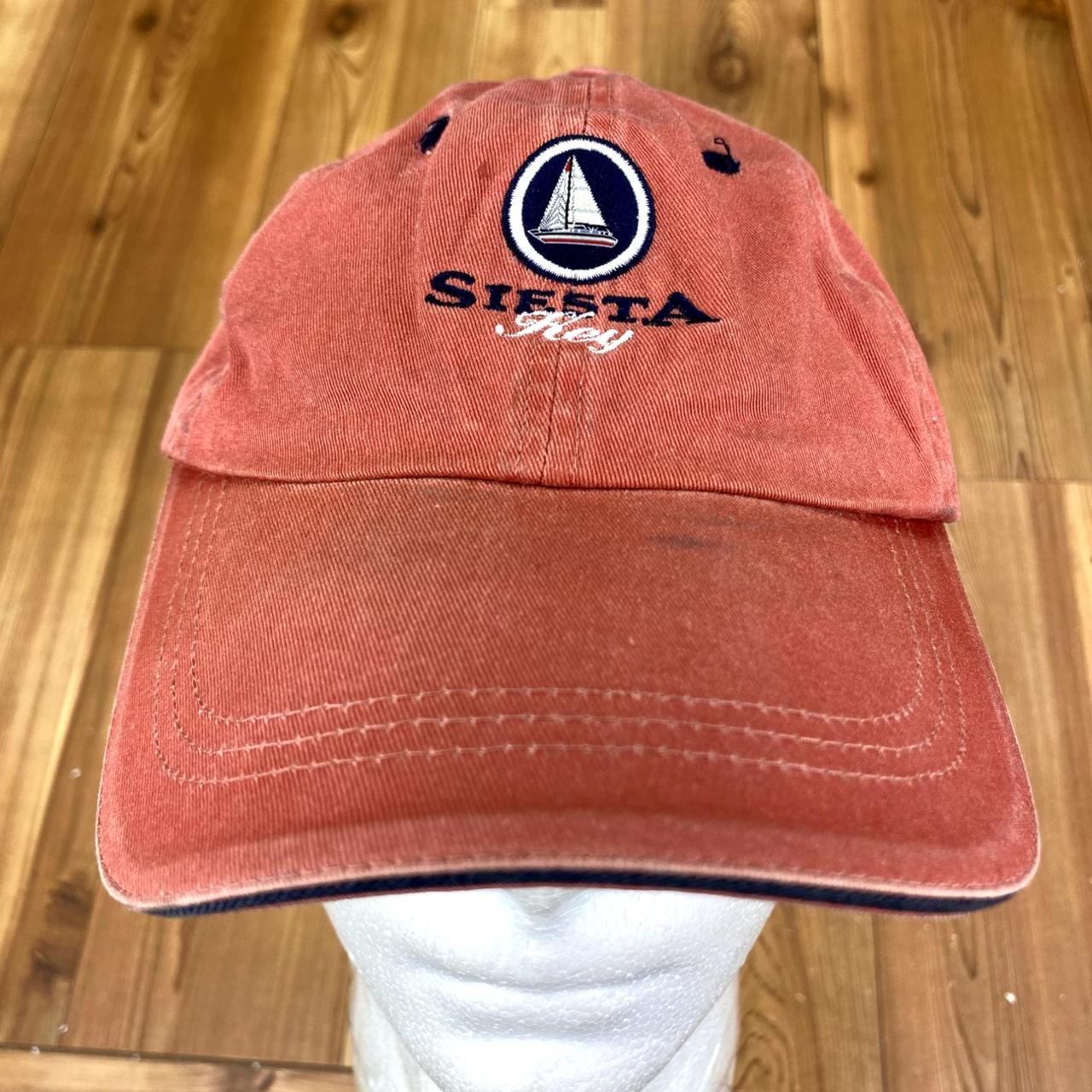 RETRO A-Head Salmon Pink Siesta Key Sailboat Cotton... - Depop