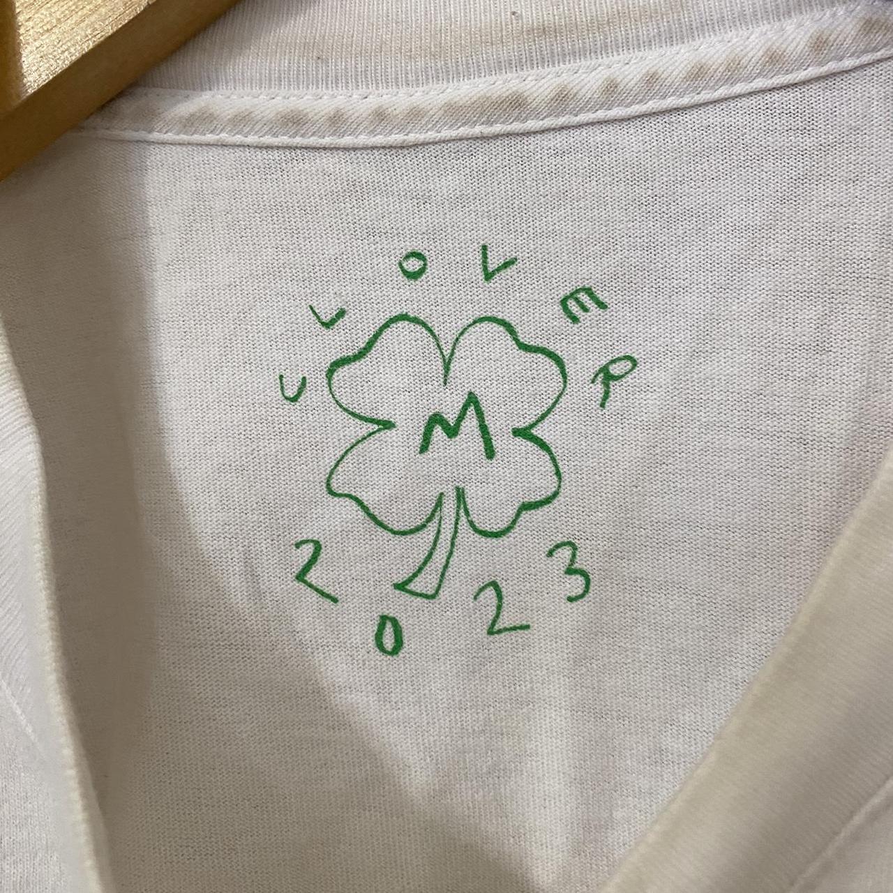 Clover ASL spellout logo tee Size medium. Pit to... - Depop