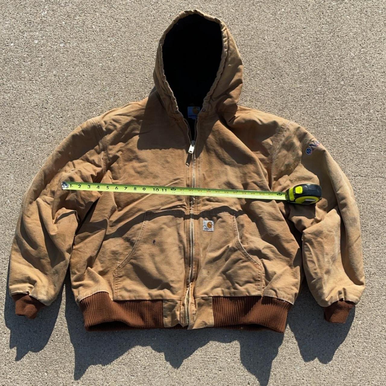 Made in the USA vintage Carhartt jacket little... - Depop