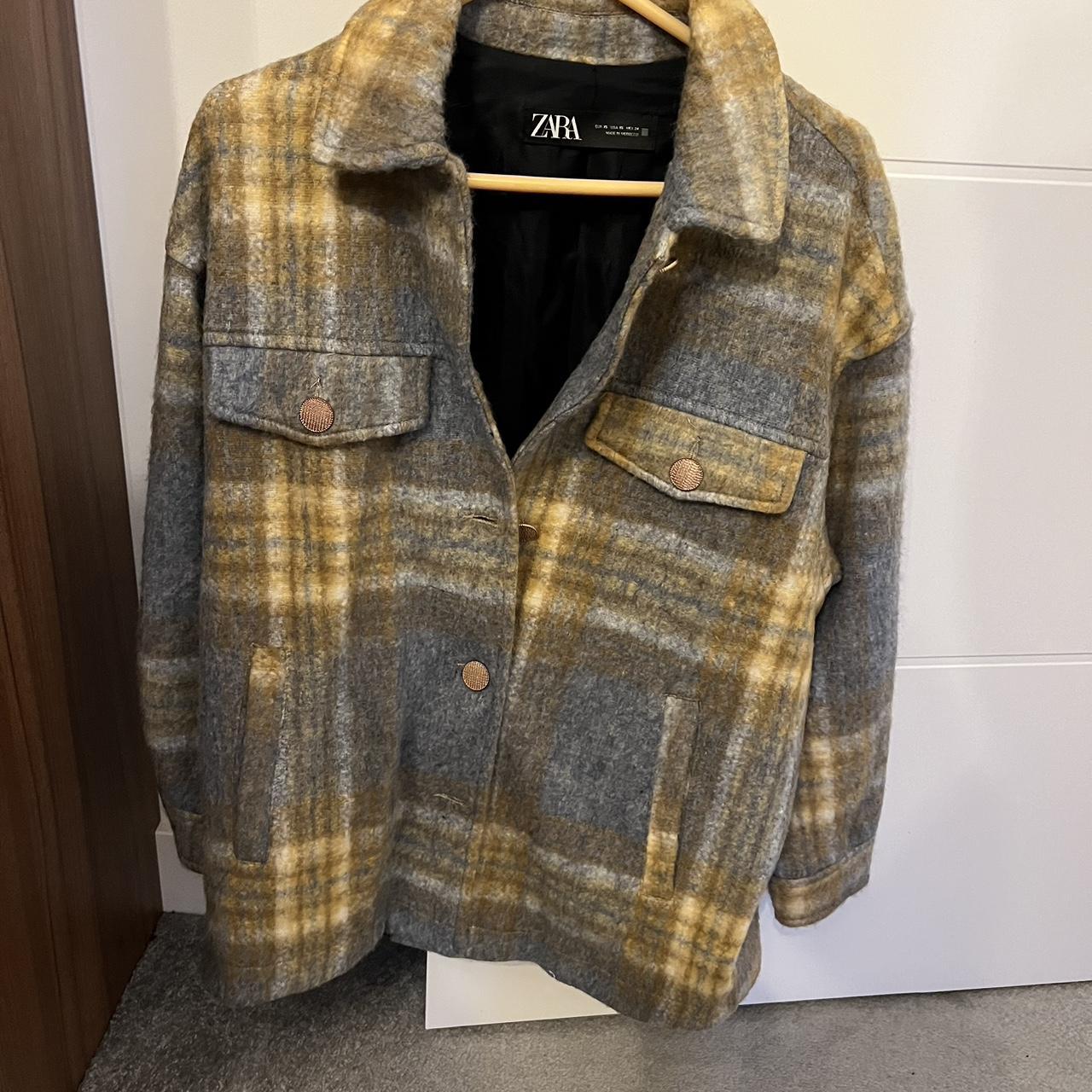 Zara Wool Shacket Never worn Zara Shacket in brand... - Depop