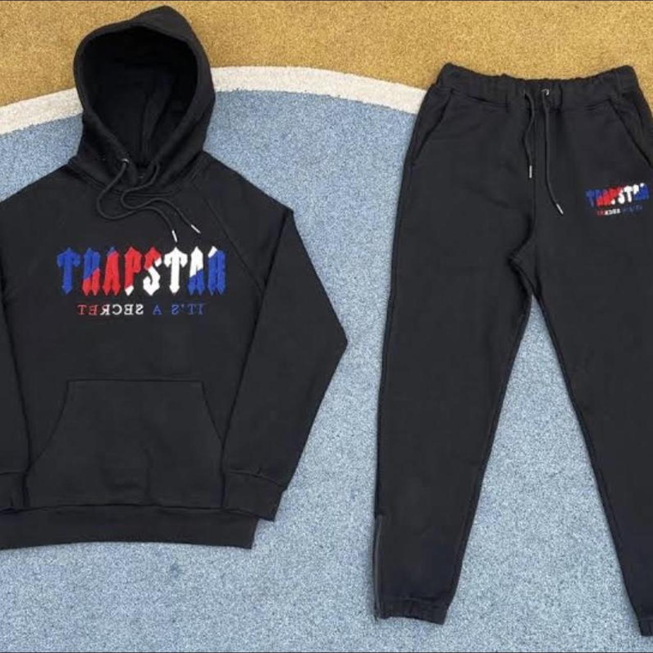 Trapstar Chenille Decoded Tracksuit Black (Blue, Red... - Depop