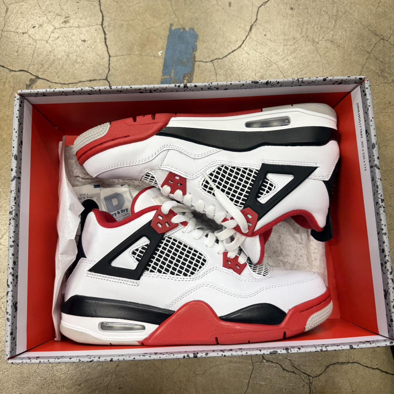 Air Jordan Retro Fire Red 4s 2020 Size 6Y /... | Depop