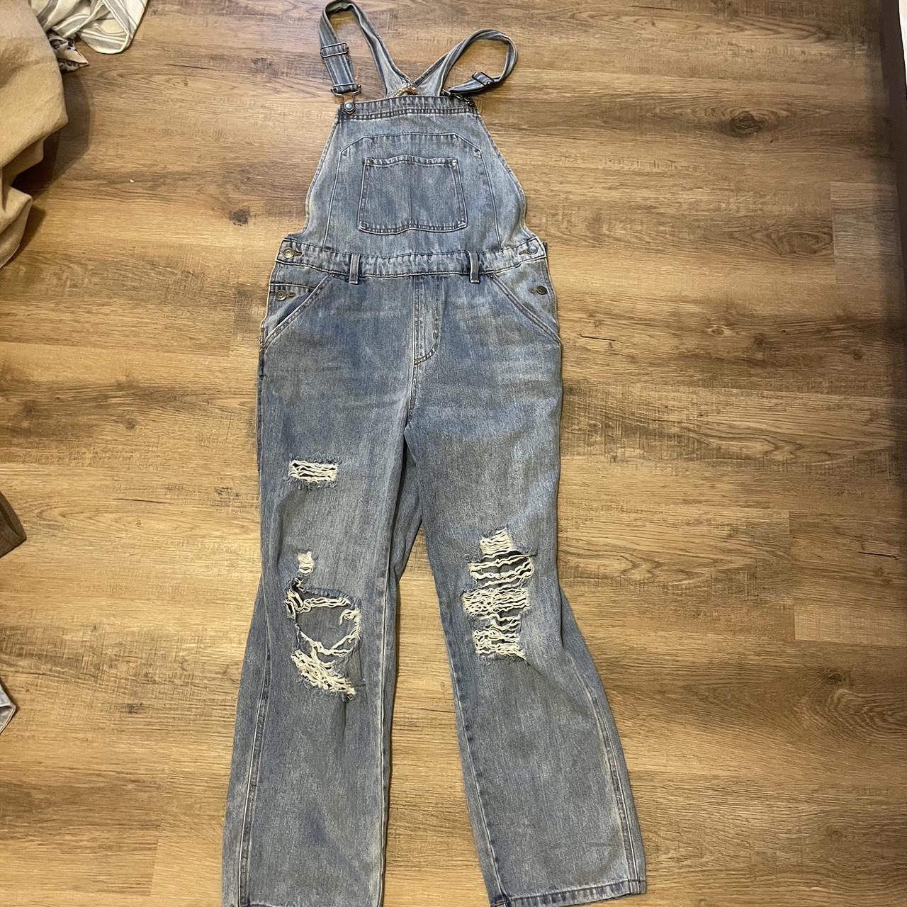 Size medium overalls. Brand is wild fable. They are... - Depop