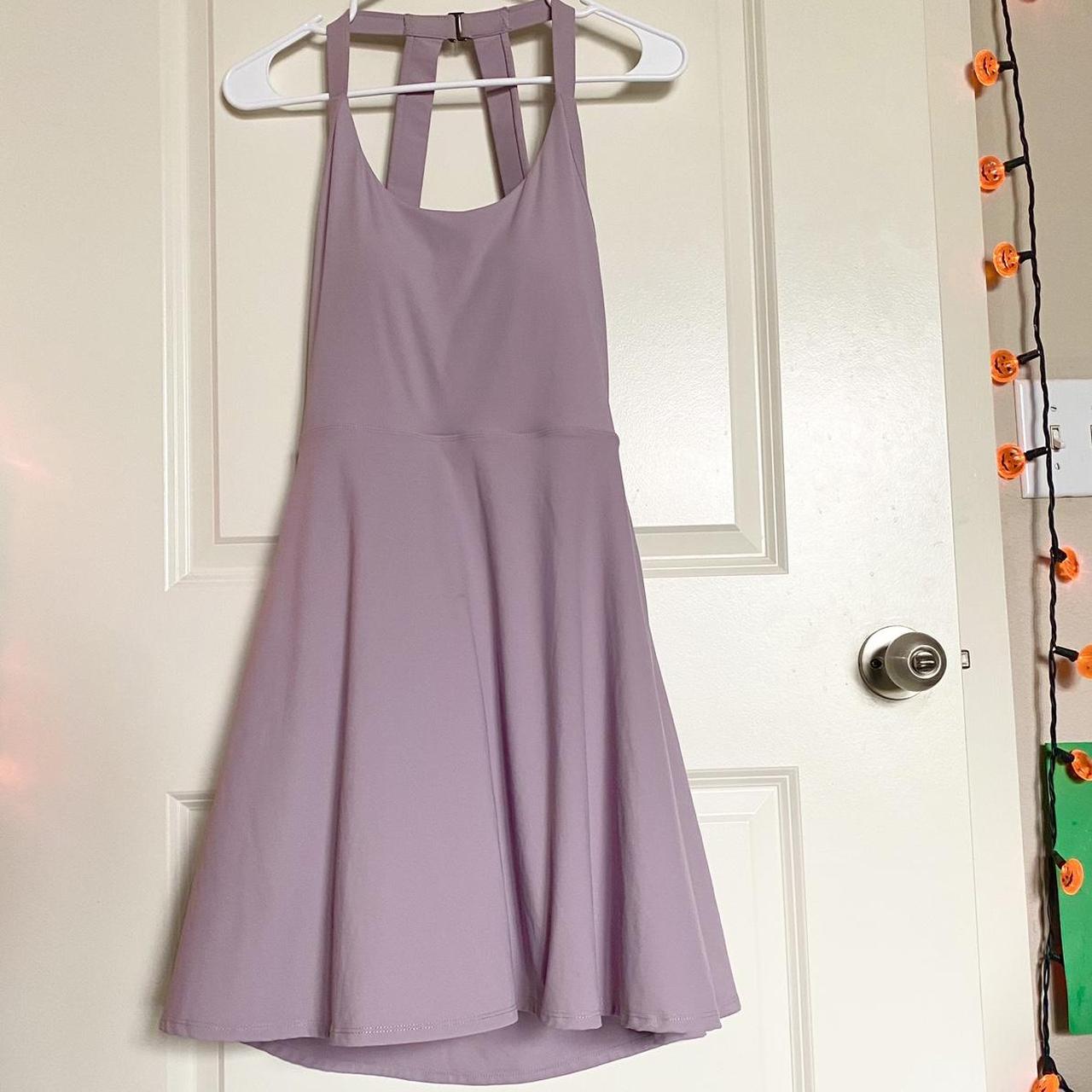 Halara dress long version. Soft pink, stretchy,... - Depop