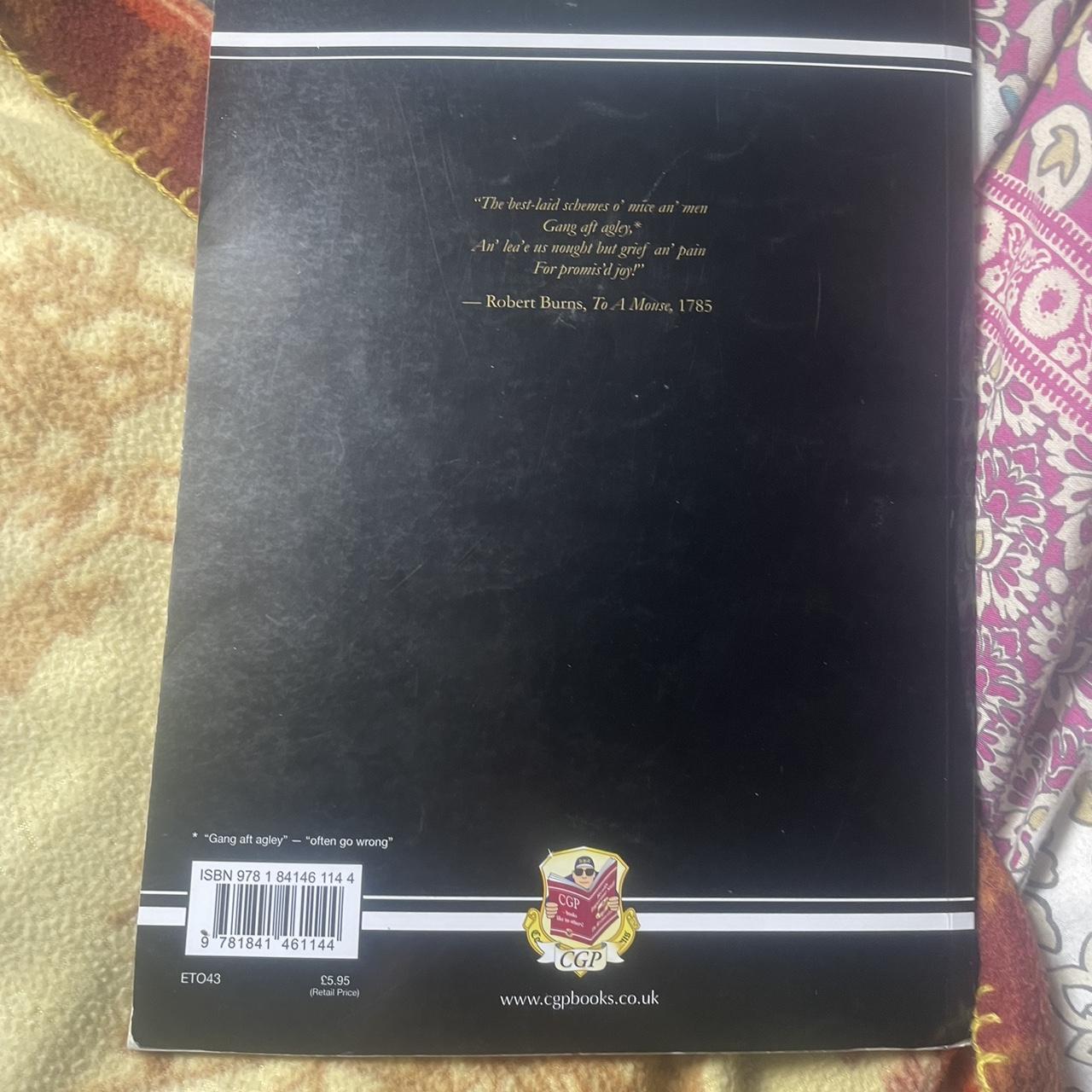 CGP Of Mice and Men Revision guide English... - Depop