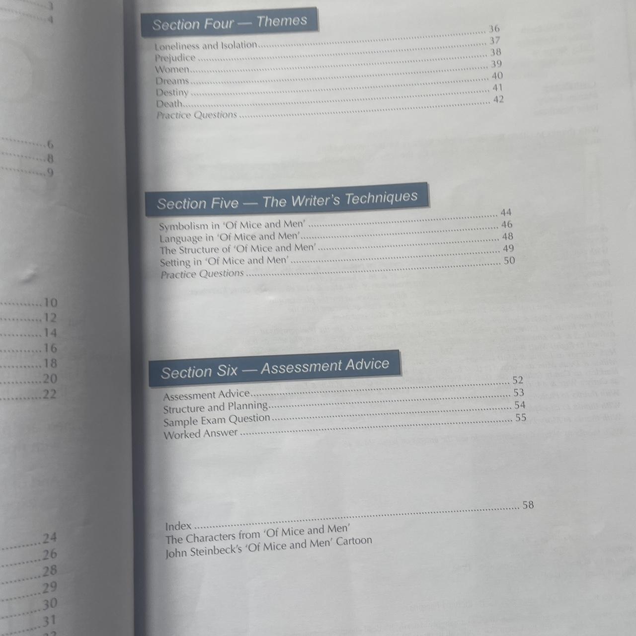 CGP Of Mice and Men Revision guide English... - Depop