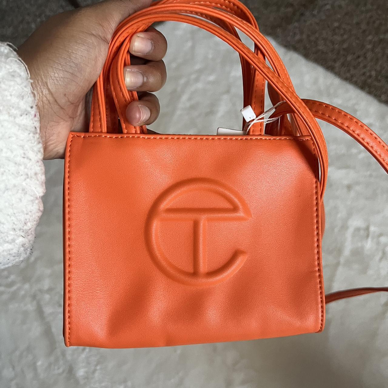 Orange telfar Wore 2-3 times - Depop