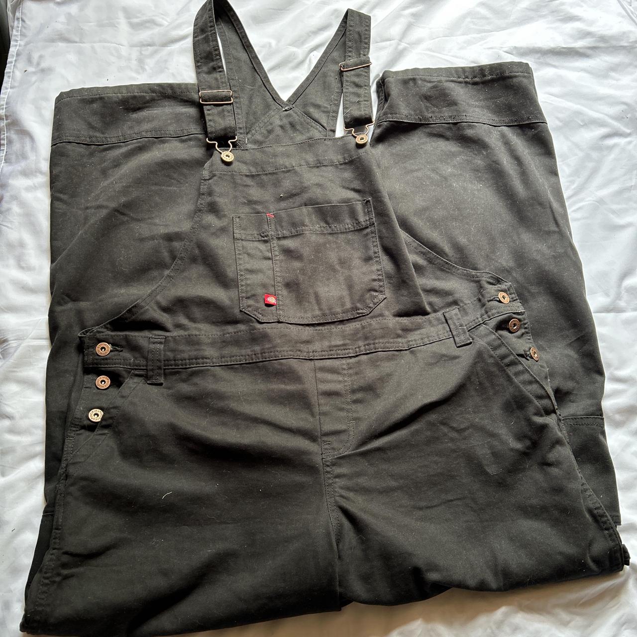 Black Dickies overalls Size: XL Waist: 46" Length:... - Depop