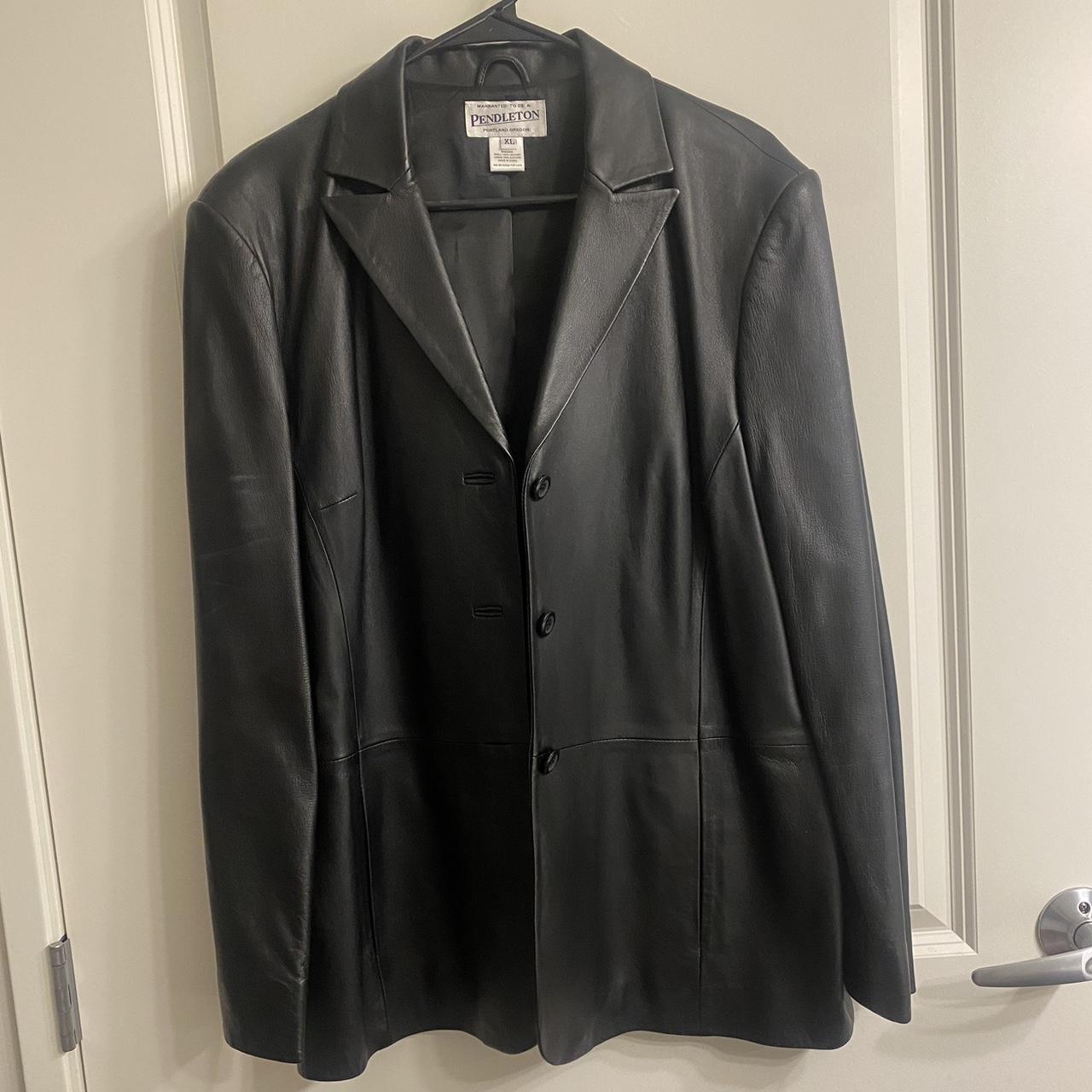 Vintage Pendleton leather jacket - Depop