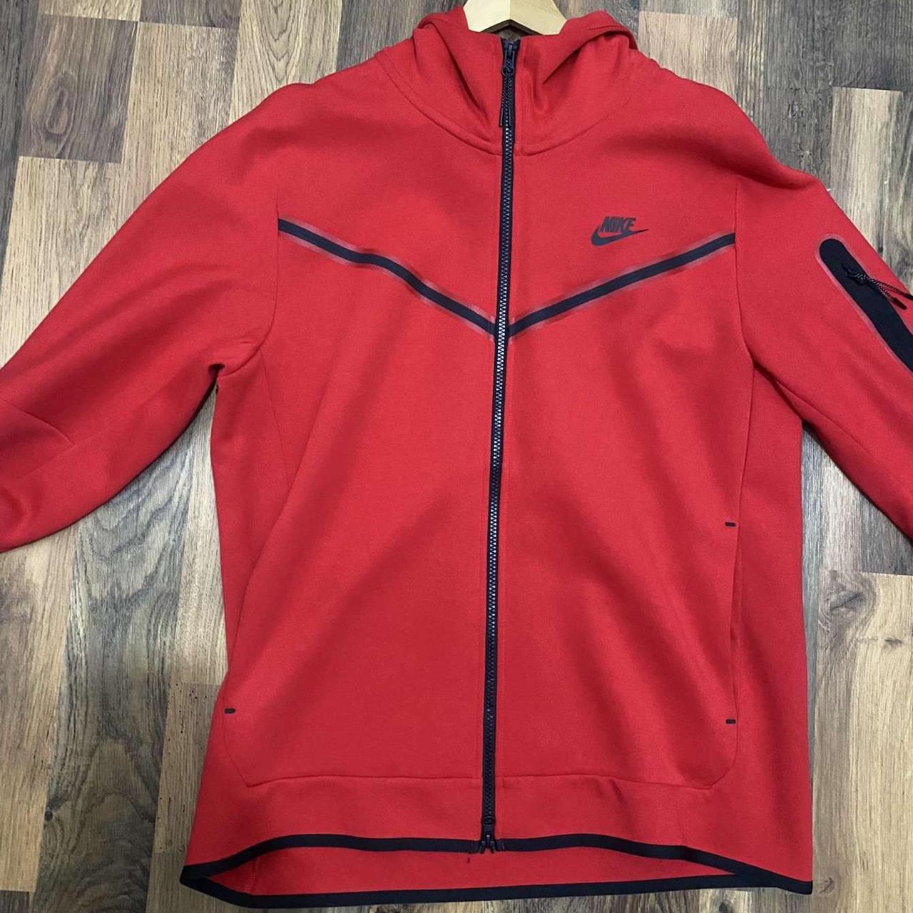 Nike Tech Fleece Original Red • original rare red... - Depop