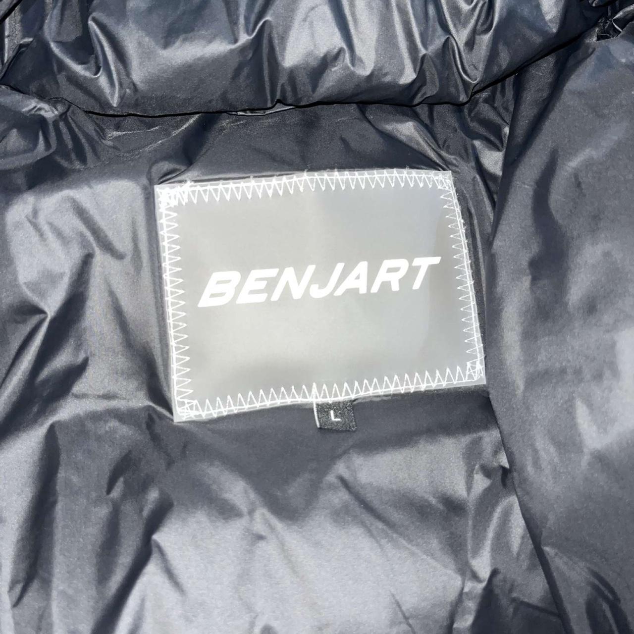 Benjart Black Puffer • size L • Like new - Depop