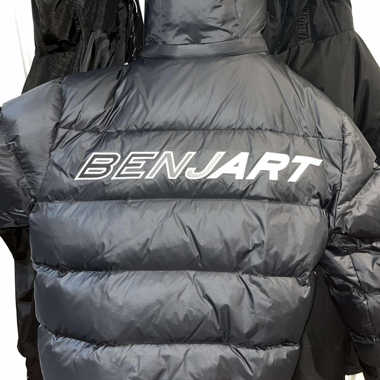 Benjart Black Puffer • size L • Like new - Depop