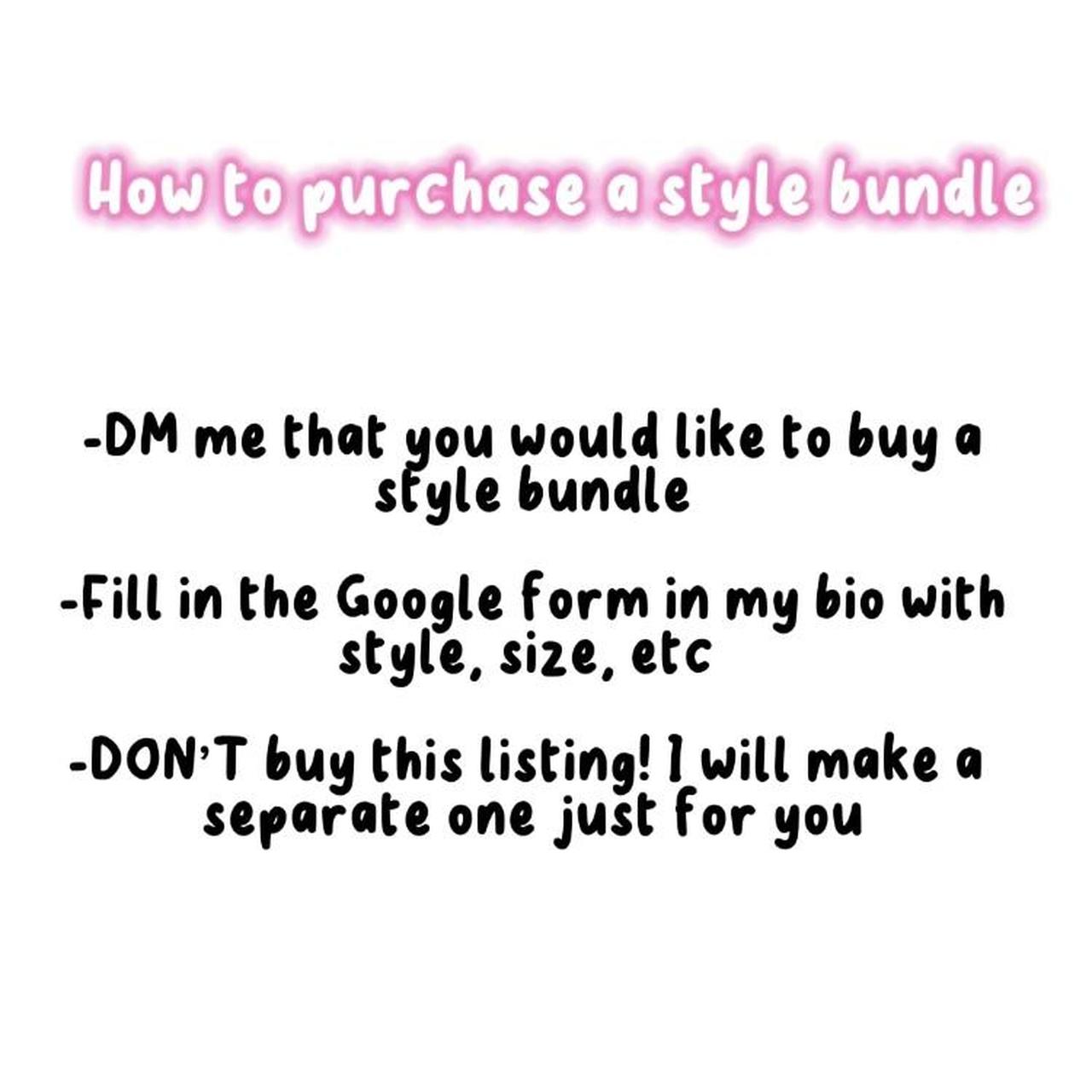 Free shipping 😘 ⭐️!!Custom style bundle!!⭐️ 🎧{Size... - Depop