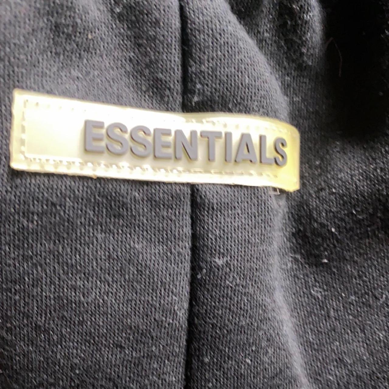 Black Essentials tracksuit Size L true to size Brand... - Depop