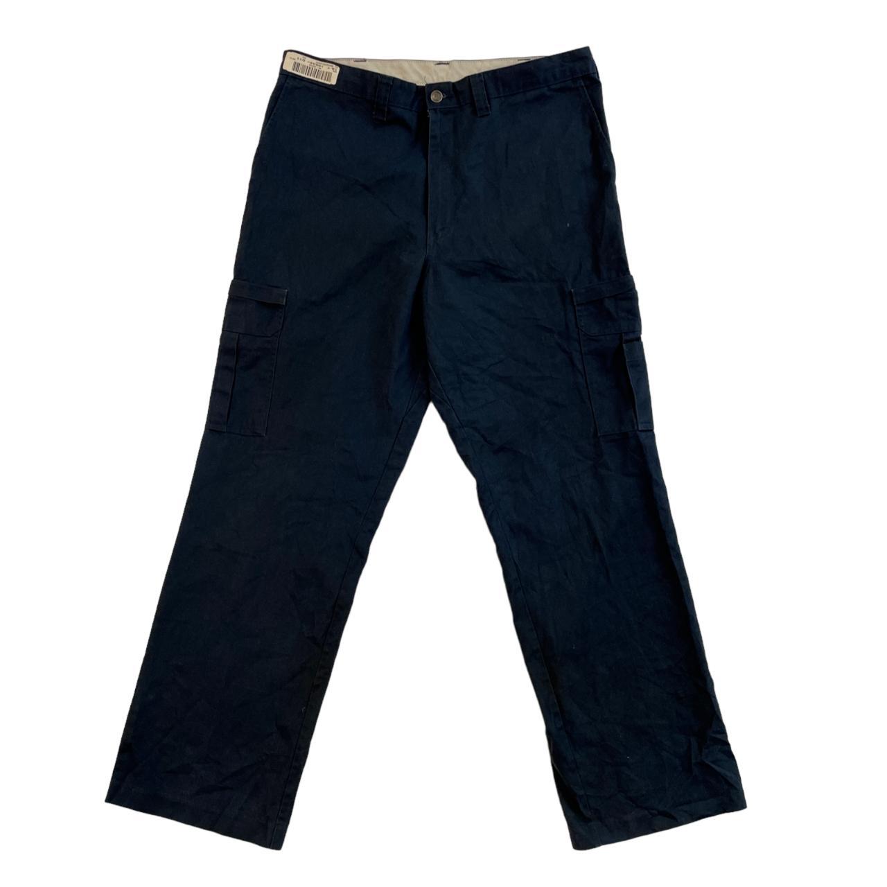 Dickies Navy Blue Workwear Trousers For Mens Size Depop